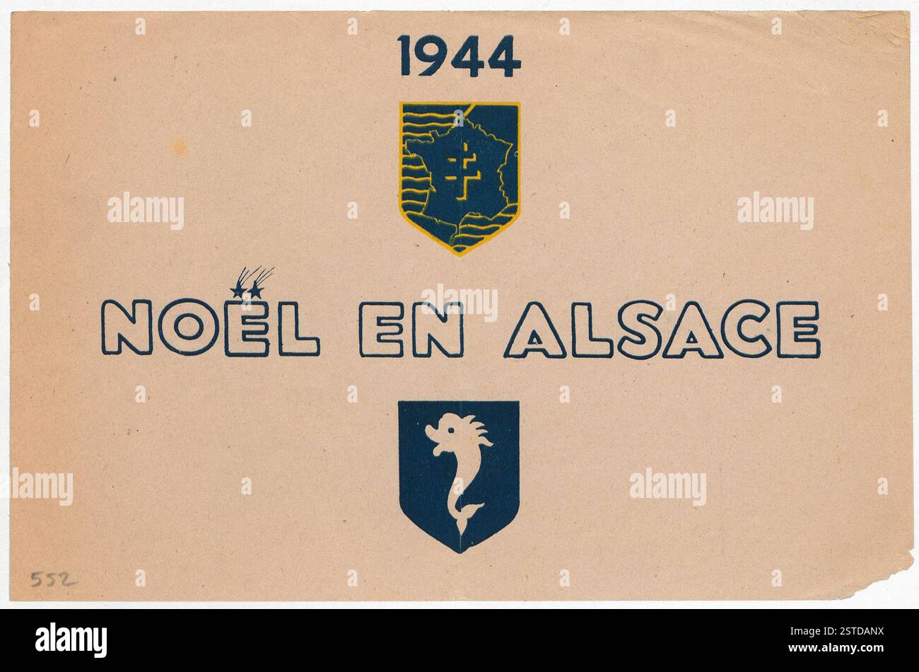 Insignia of the 2nd DB and the 12th regiment of cuirassiers, with a ...