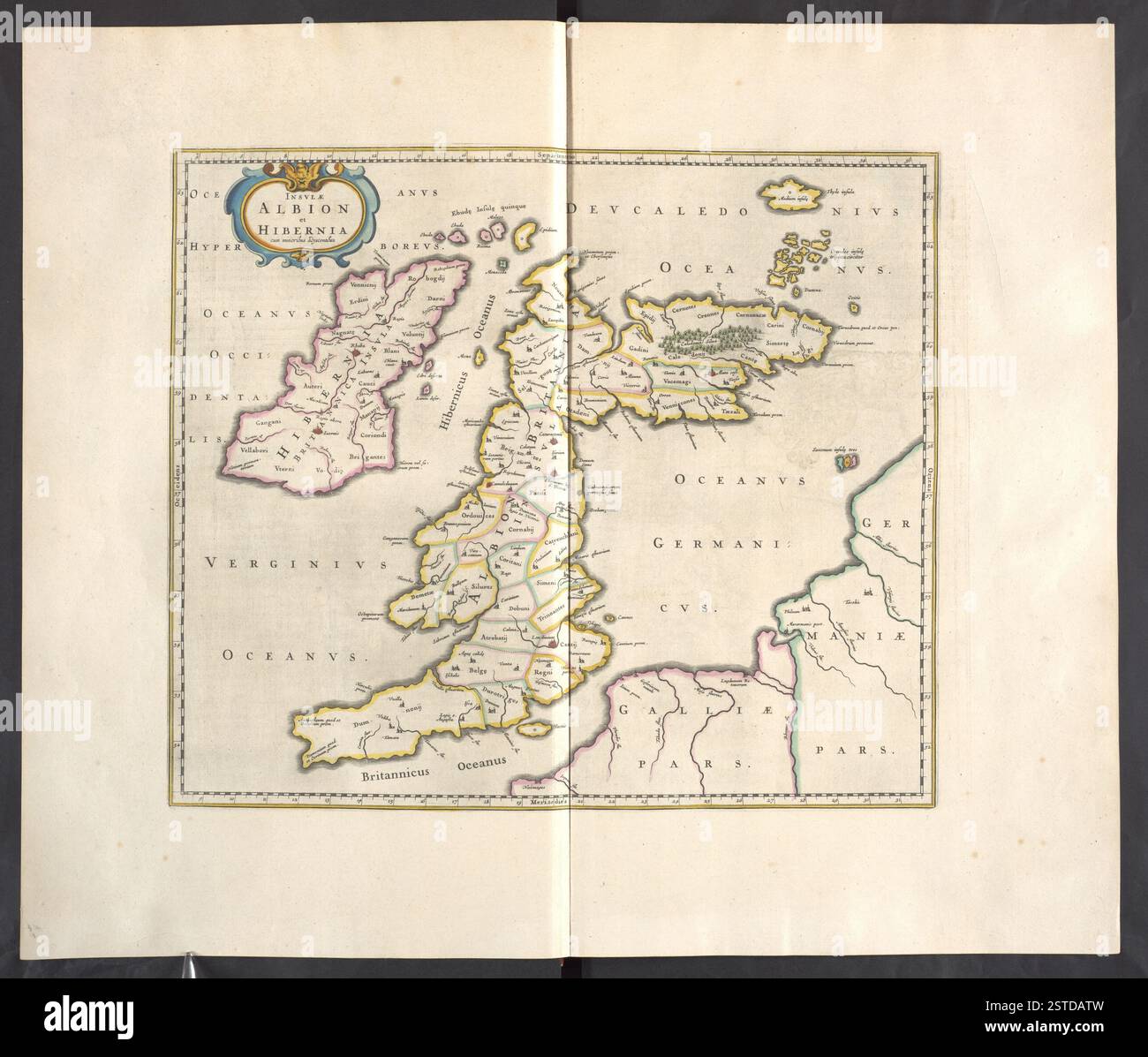 A map from 'Le Grand Atlas, Volume 6' by Joan Blaeu, part of the ...