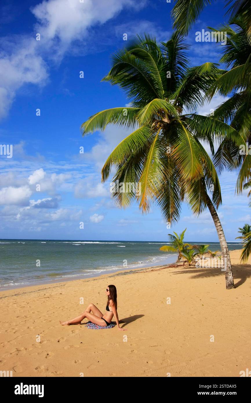 Las Terrenas beach, Samana peninsula Stock Photo - Alamy