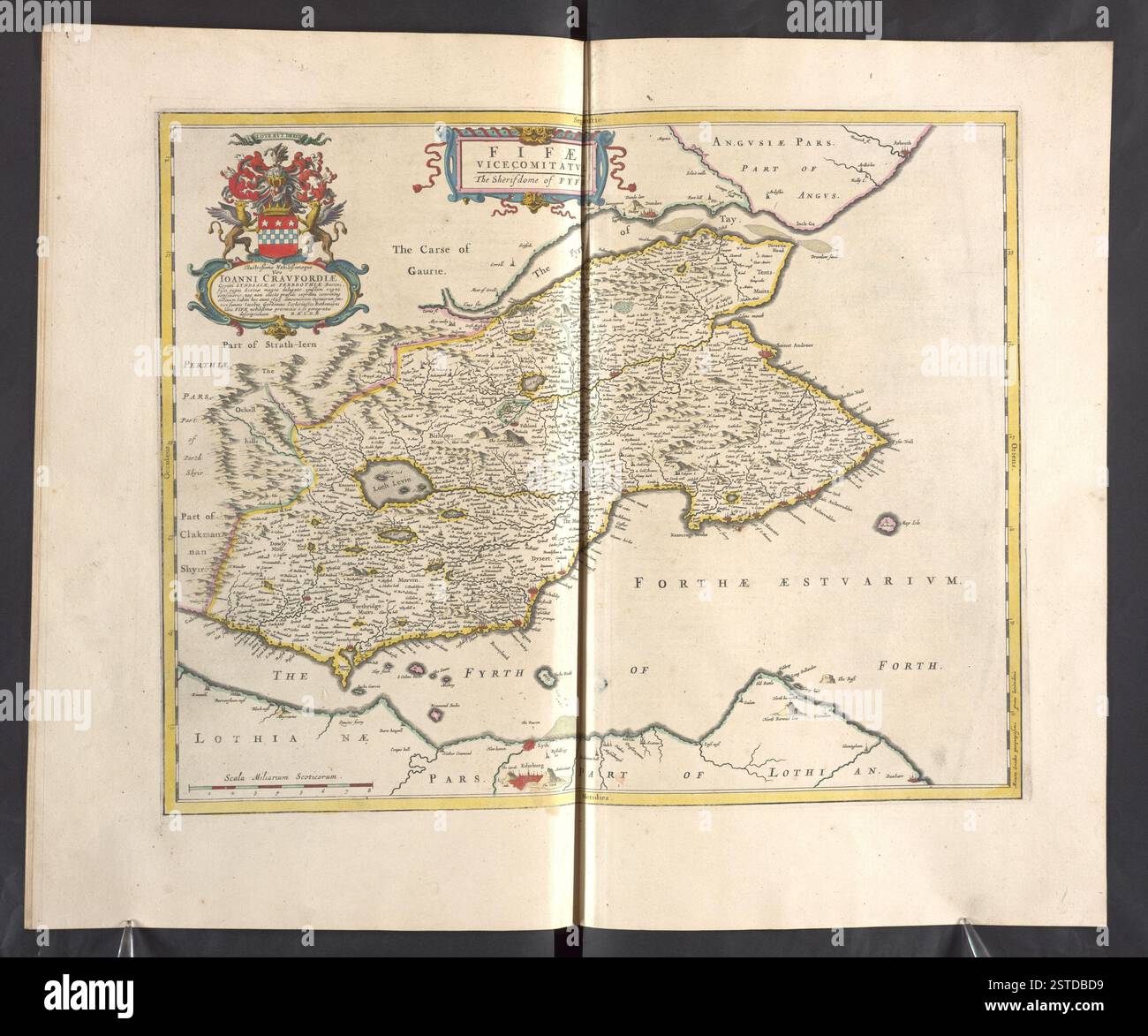 A historical map from Volume 6 of 'Le Grand Atlas,' part of the British ...