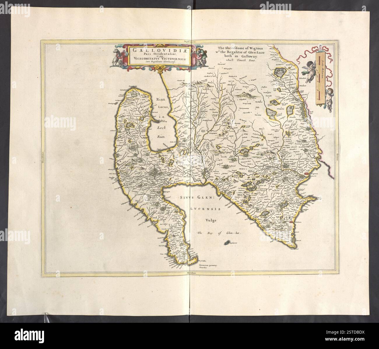 A map from 'Le Grand Atlas, Volume 6' by Joan Blaeu, illustrating the ...