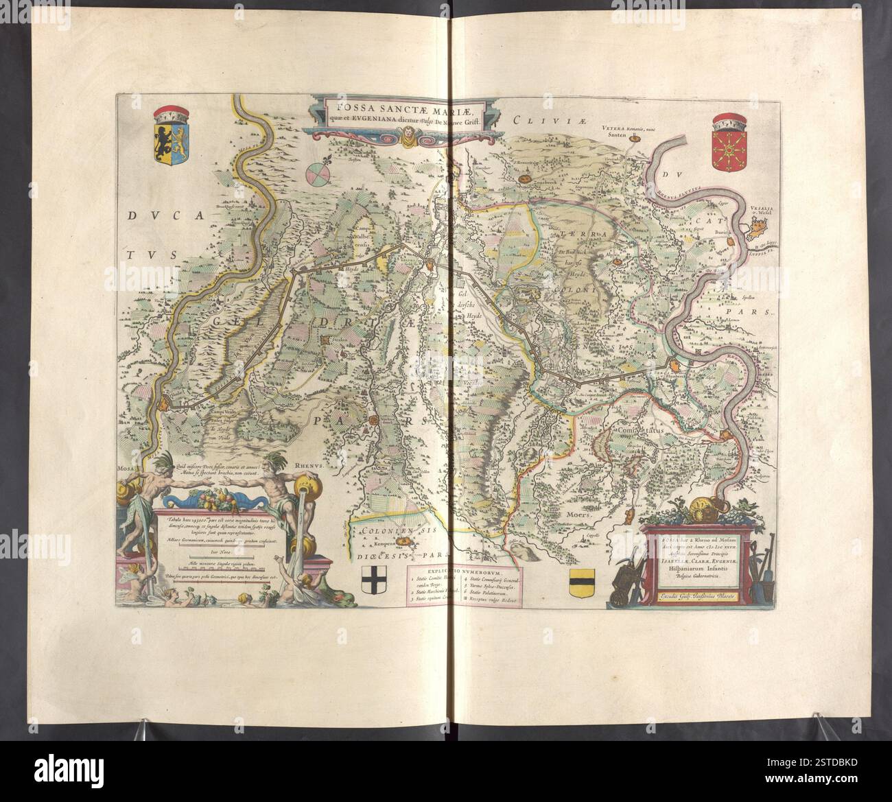 An antique map from The BL King’s Topographical Collection, Le Grand Atlas, volume 4, featuring ...