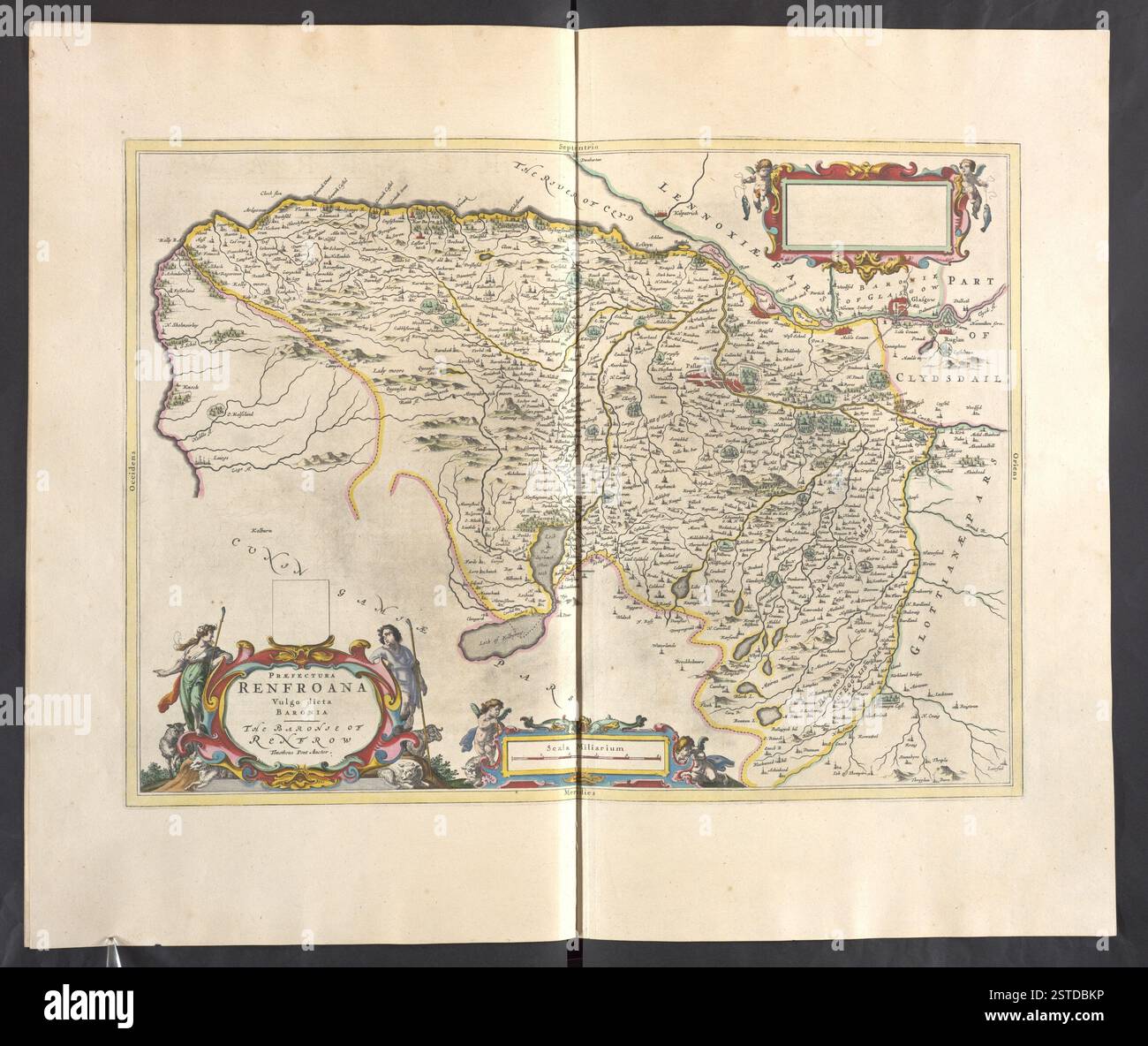 A page from Volume 6 of 'Le Grand Atlas,' illustrating 18th-century ...