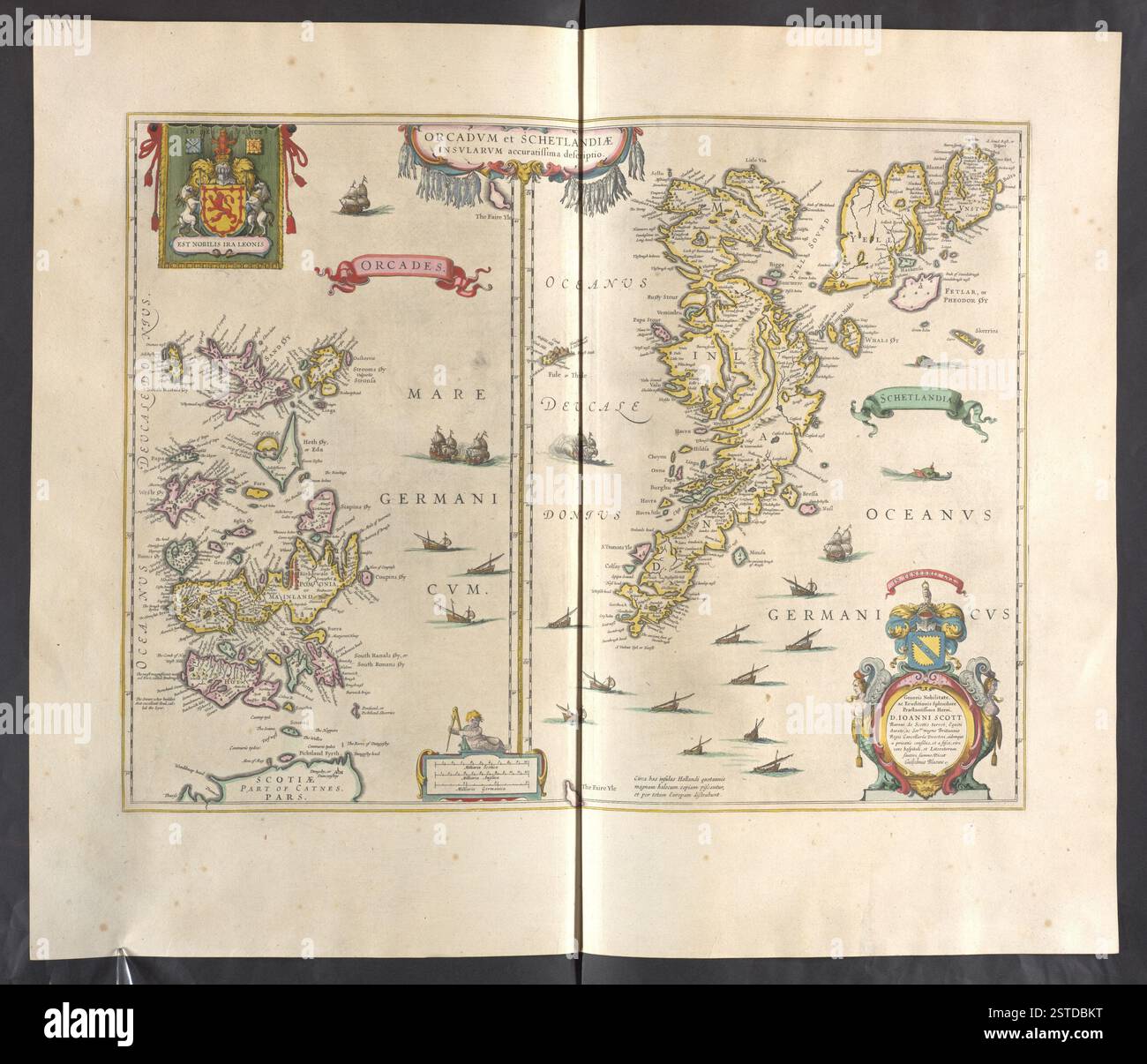 A detailed 17th-century map from 'Le Grand Atlas, Volume 6' by Joan ...