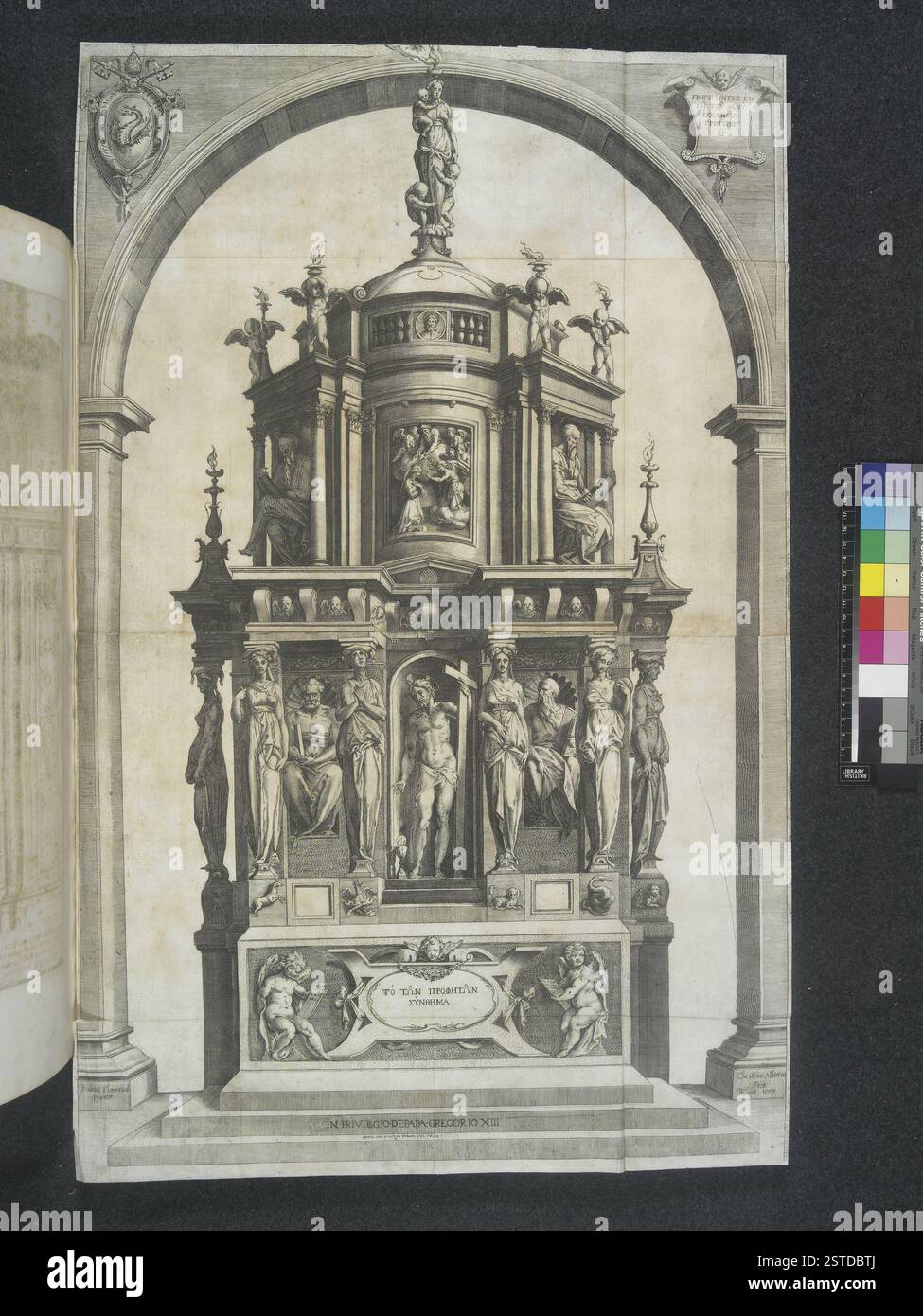 A detailed collection of prints and drawings, 'Templa Diversa Romae ...