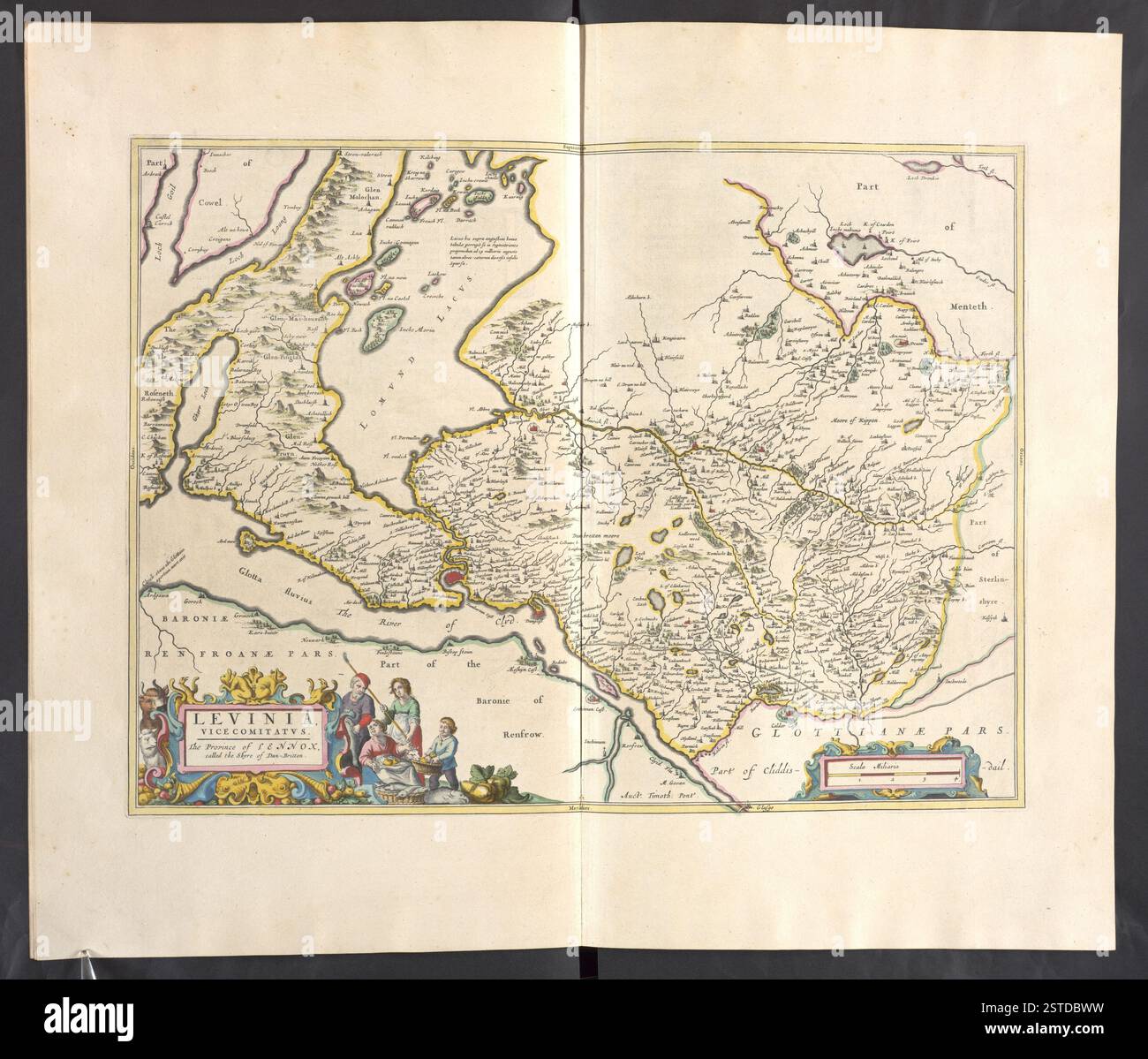 Detailed map from Volume 6 of 'Le Grand Atlas,' showing 18th-century ...