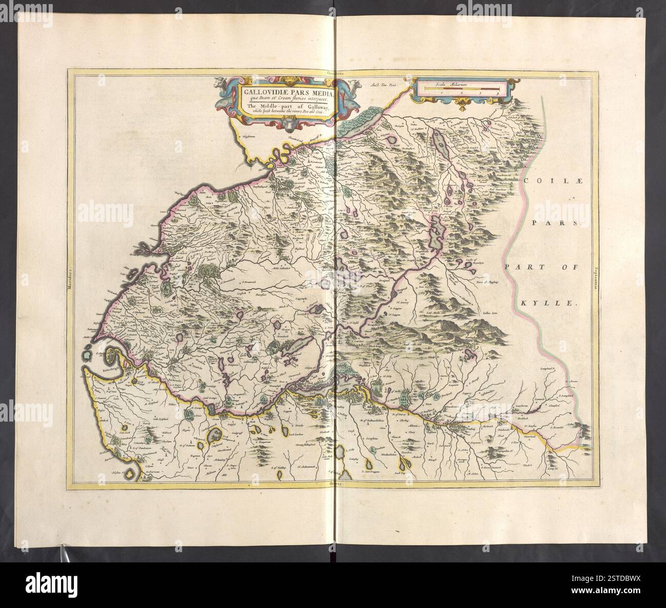 A map from 'Le Grand Atlas, Volume 6' by Joan Blaeu, illustrating the ...