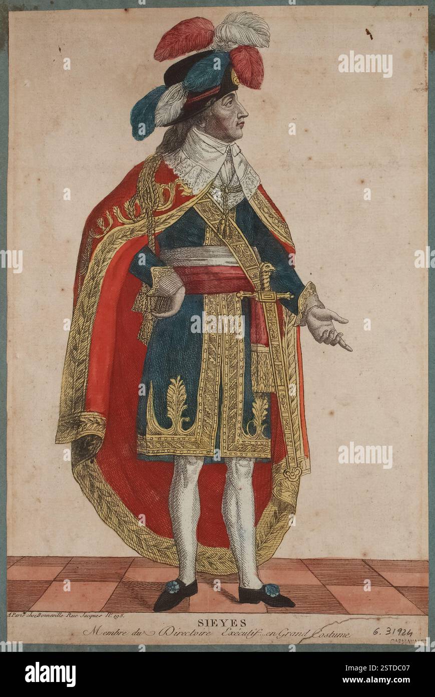 A portrait of Emmanuel Joseph Sieyès, a French Revolution leader ...