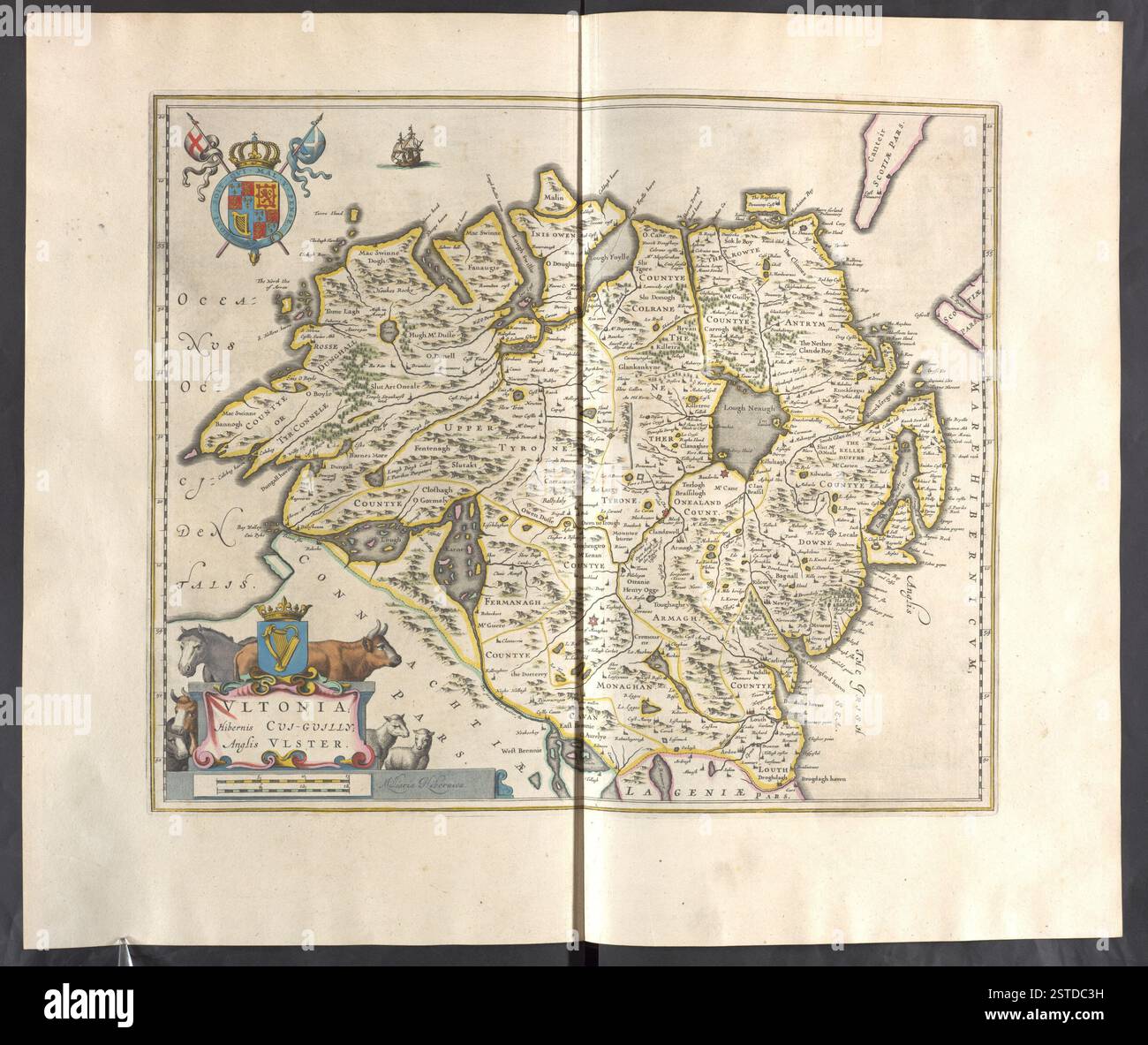A map from the sixth volume of 'Le Grand Atlas', part of the BL King’s ...