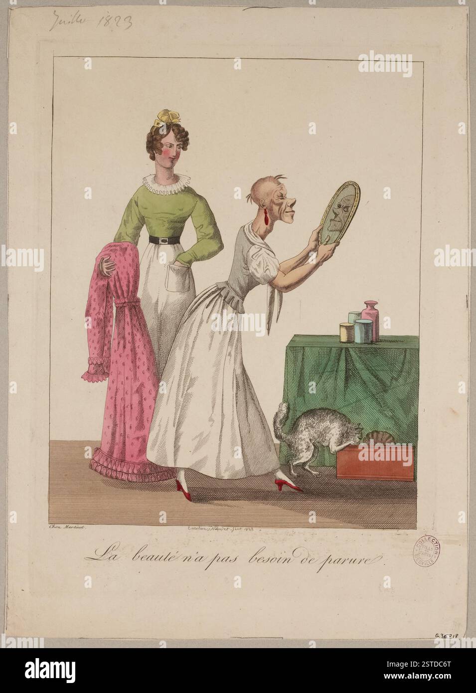 A self-conscious bourgeois woman, perceived as unattractive, examines ...