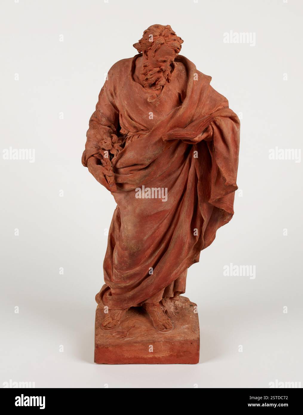 A representation of Saint Joseph, depicted as a man with a beard ...