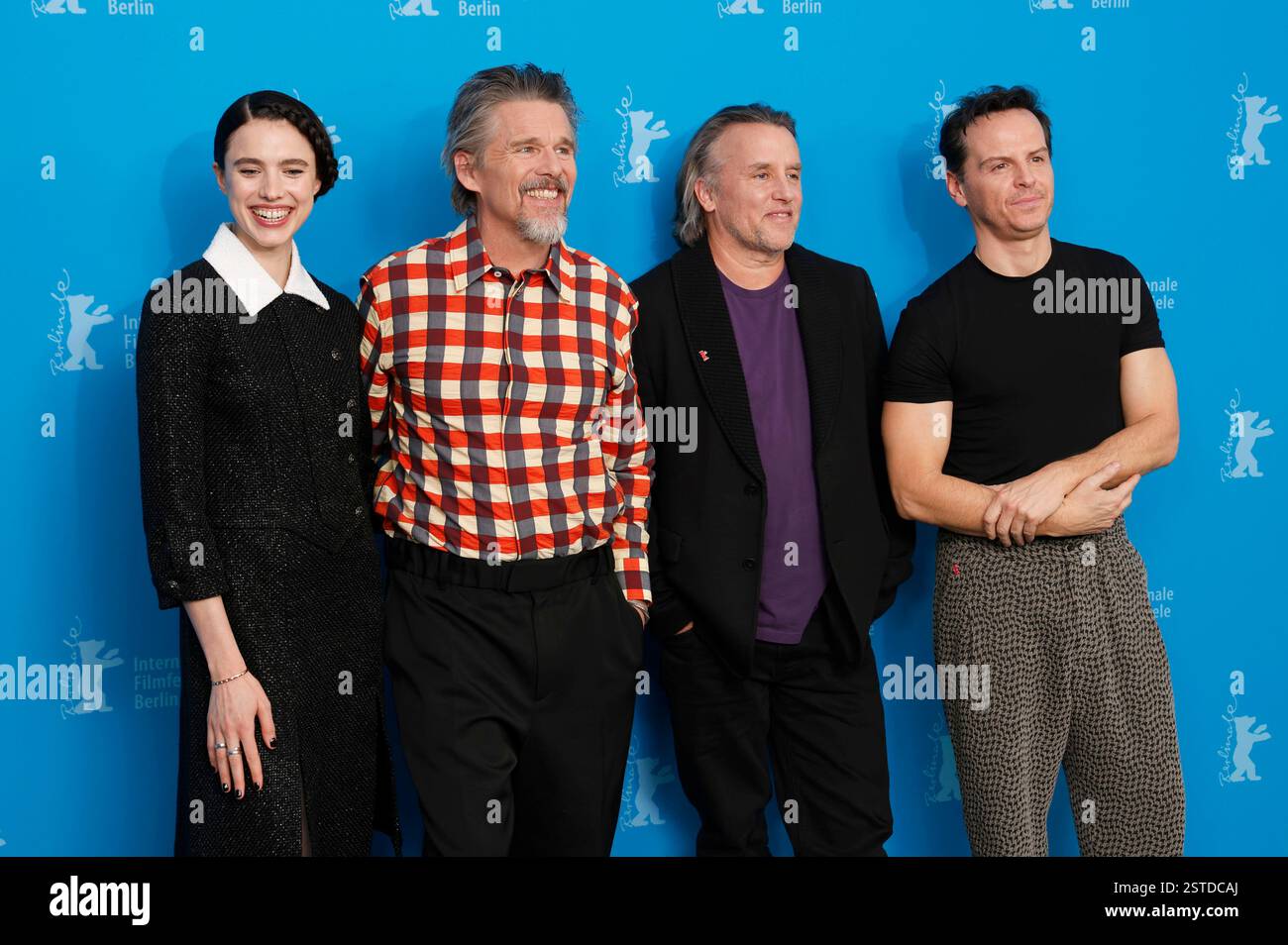 Margaret Qualley, Ethan Hawke, Richard Linklater und Andrew Scott beim ...