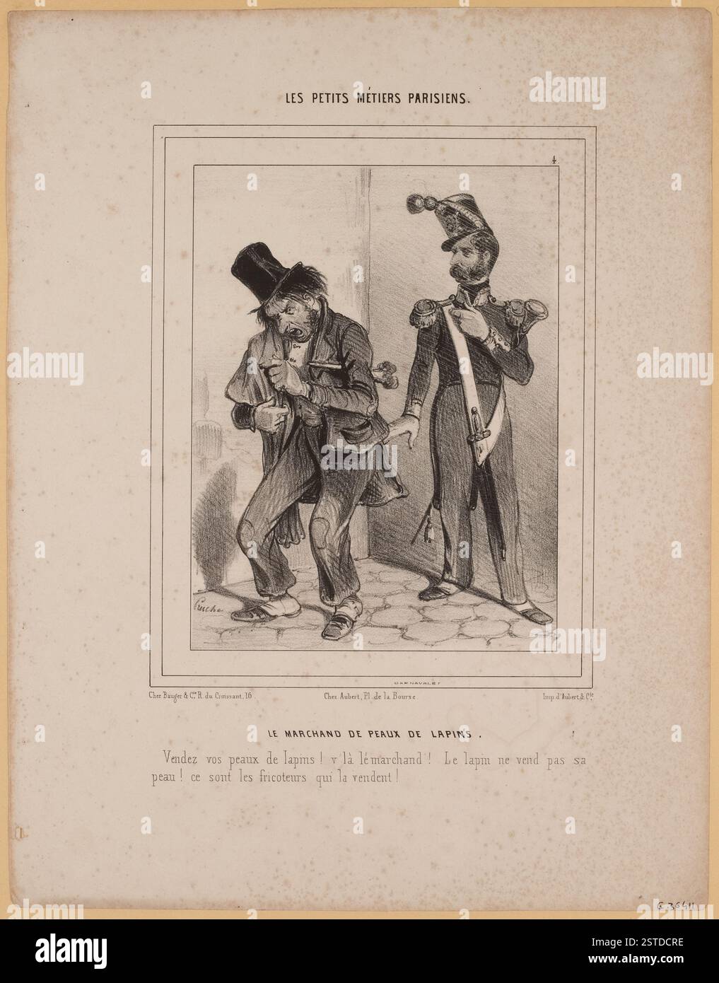 A rabbit skins merchant is seen being arrested by a soldier in the ...