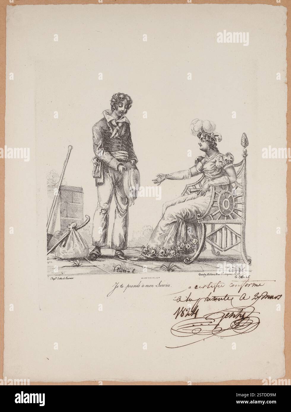 A wealthy bourgeois individual agrees to employ a poor young man ...