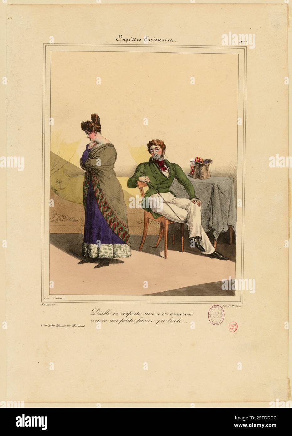 A portrait of a foot soldier hussar, attired in a pelisse and Dolman ...