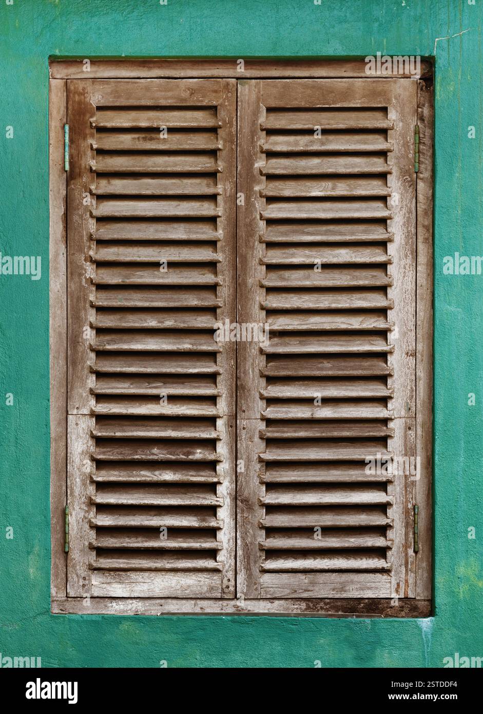 Old window with wooden lattice Stock Photo - Alamy