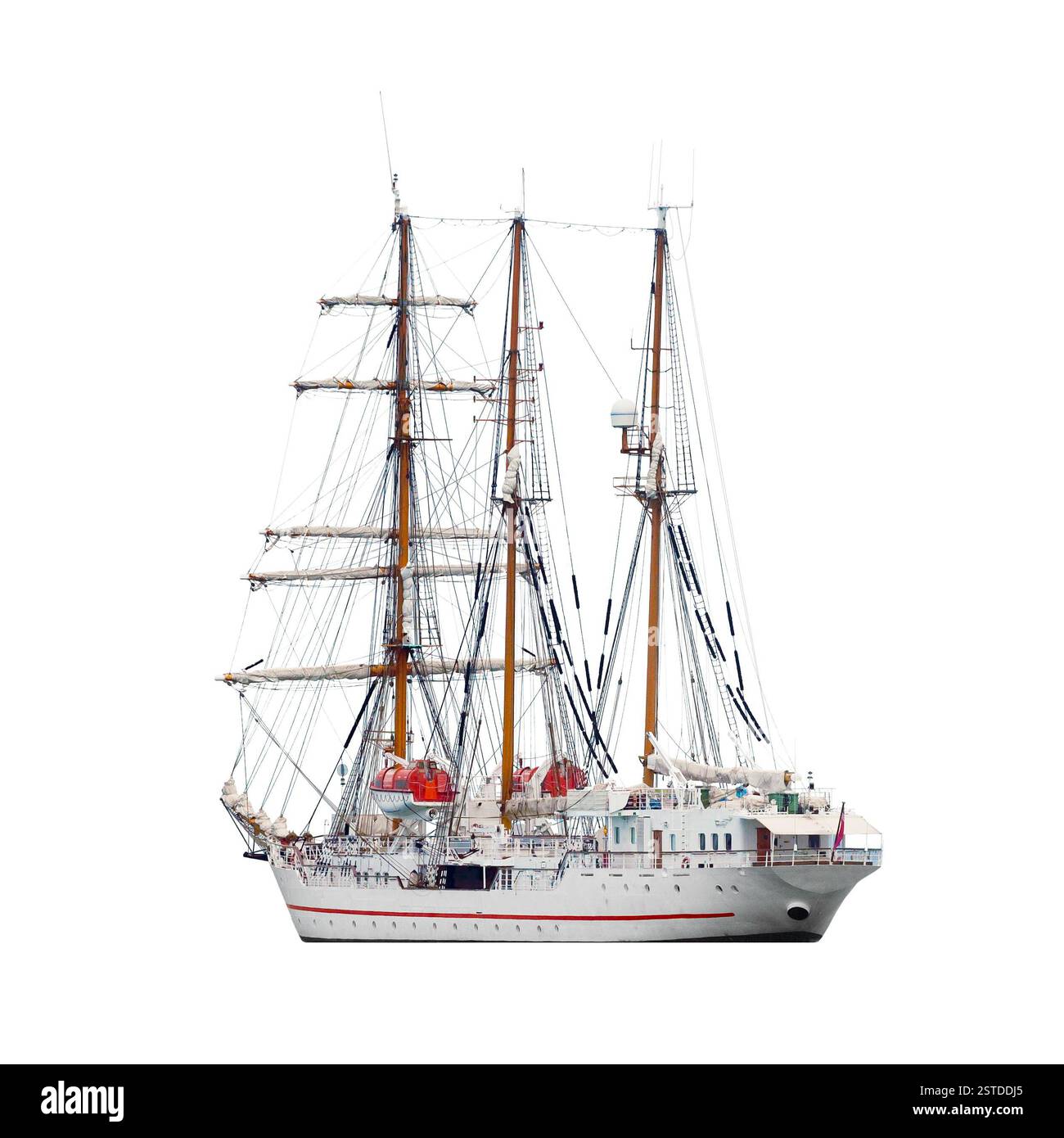Sailing yacht sea background Cut Out Stock Images & Pictures - Alamy