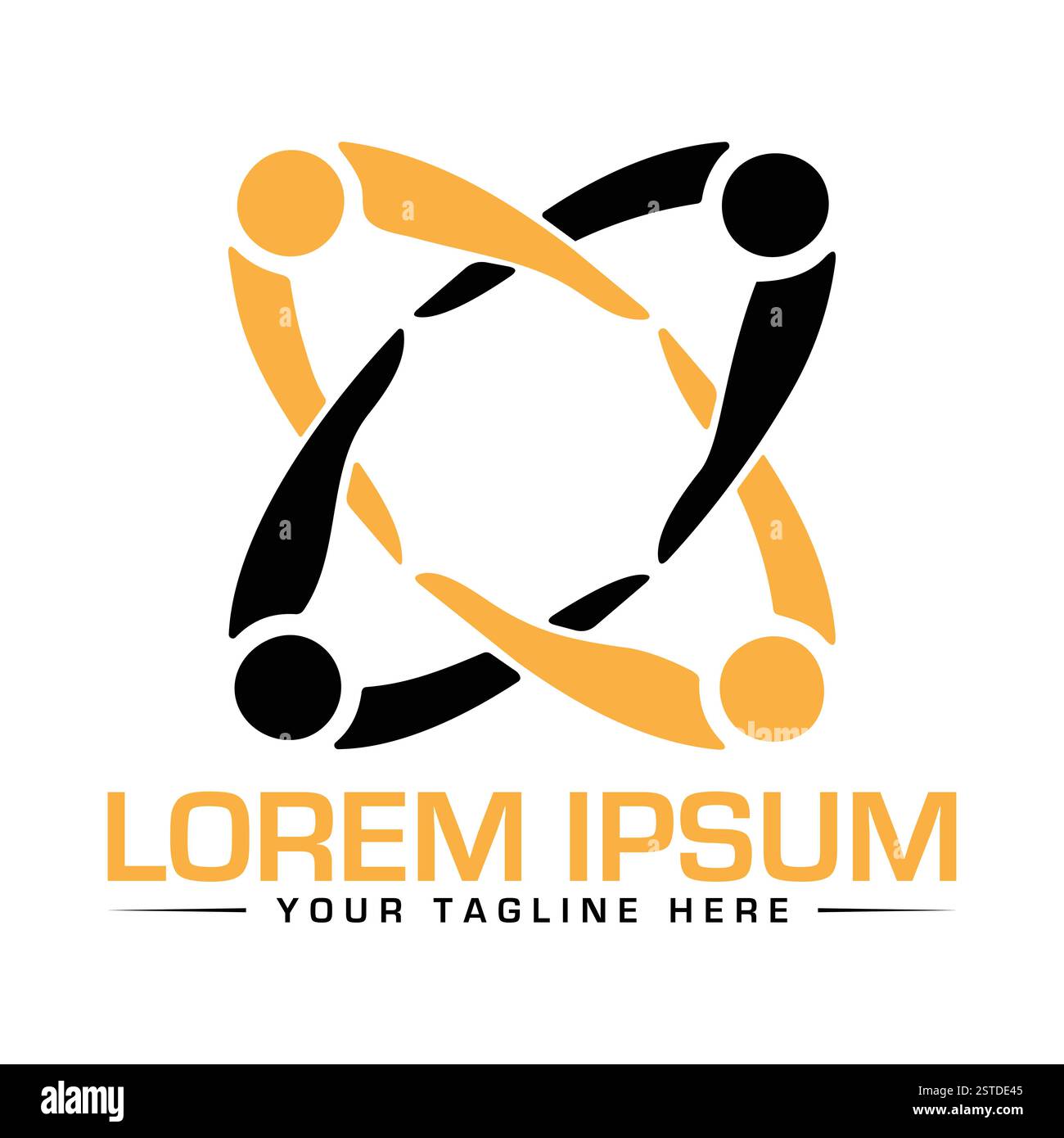Together Logo Design, Unity Logo Design Stock Vector Image & Art - Alamy