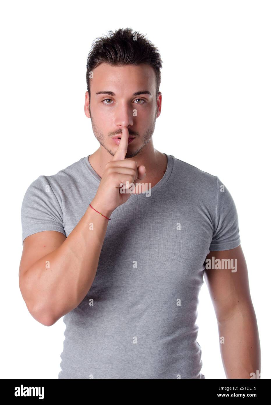 Young speechless hi-res stock photography and images - Alamy