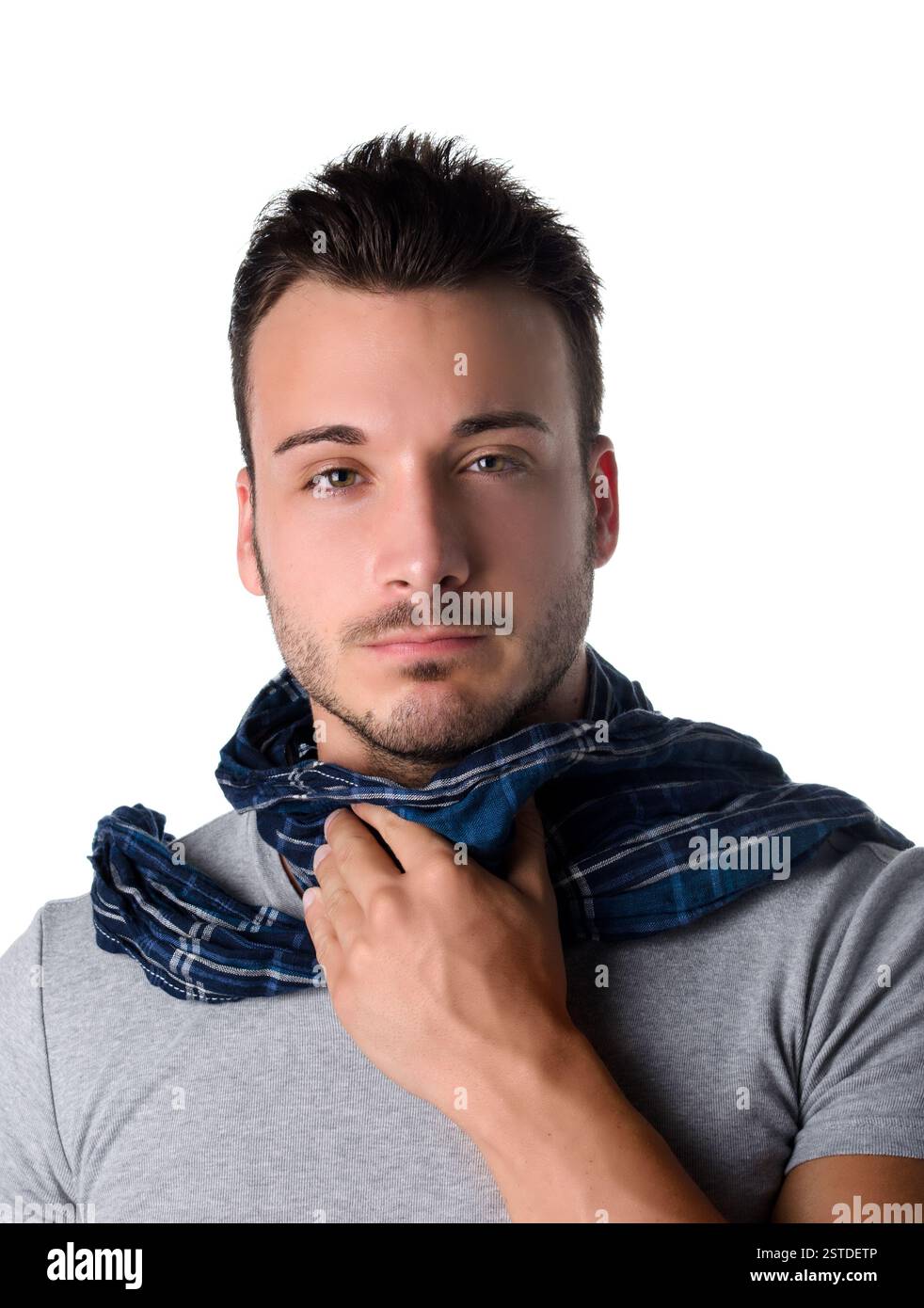 Young man problem holding hi-res stock photography and images - Alamy