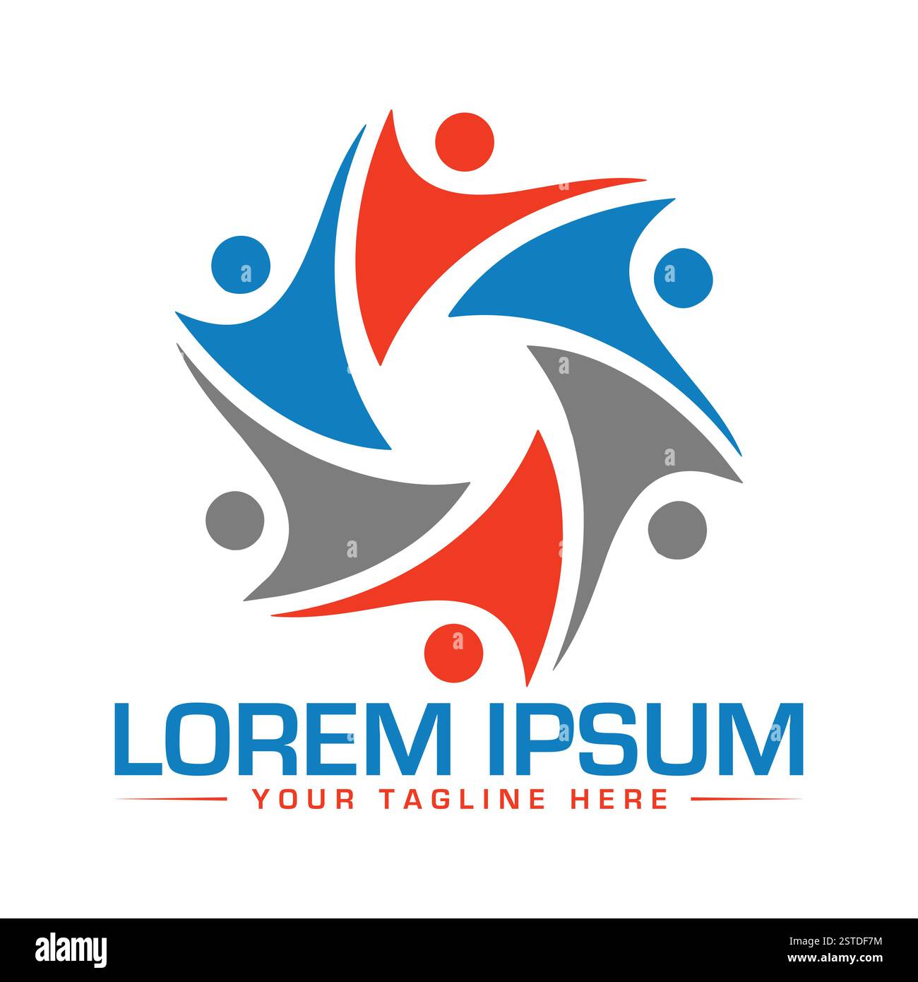 Together Logo Design, Unity Logo Design Stock Vector Image & Art - Alamy