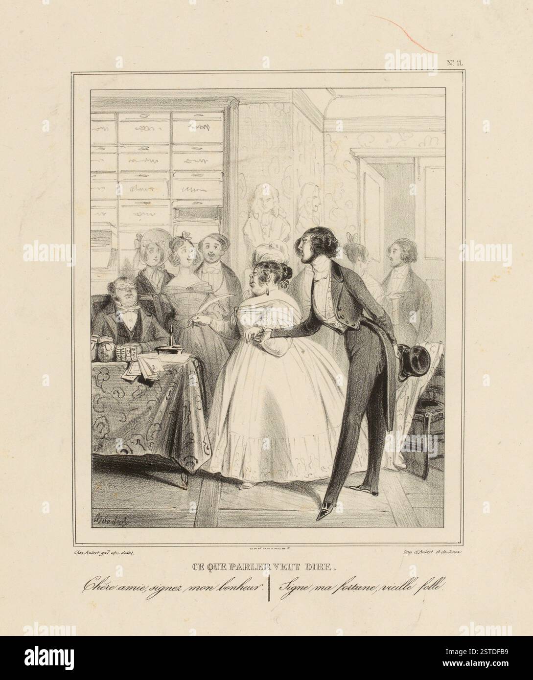 An imposing woman leads a young man to register with a pen, while other ...