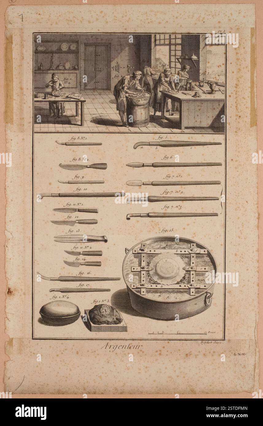 A workshop specializing in silverwork, where artisans craft and ...