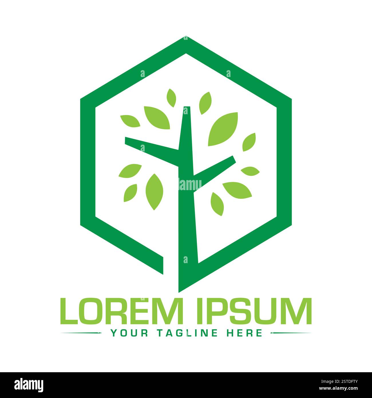 Tree Logo Design, Simple Tree Logo Design Stock Vector Image & Art - Alamy