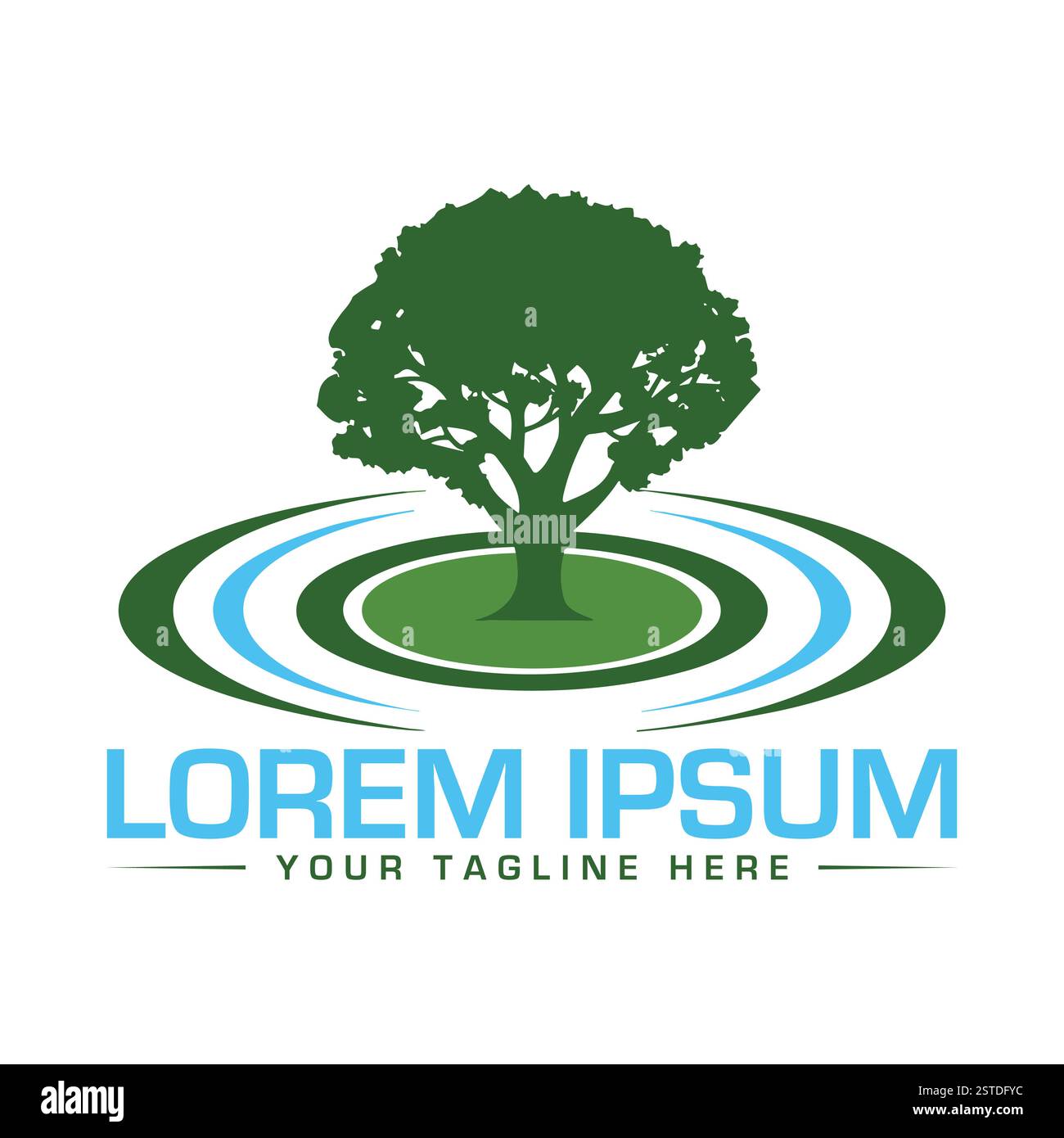 Tree Logo Design, Simple Tree Logo Design Stock Vector Image & Art - Alamy