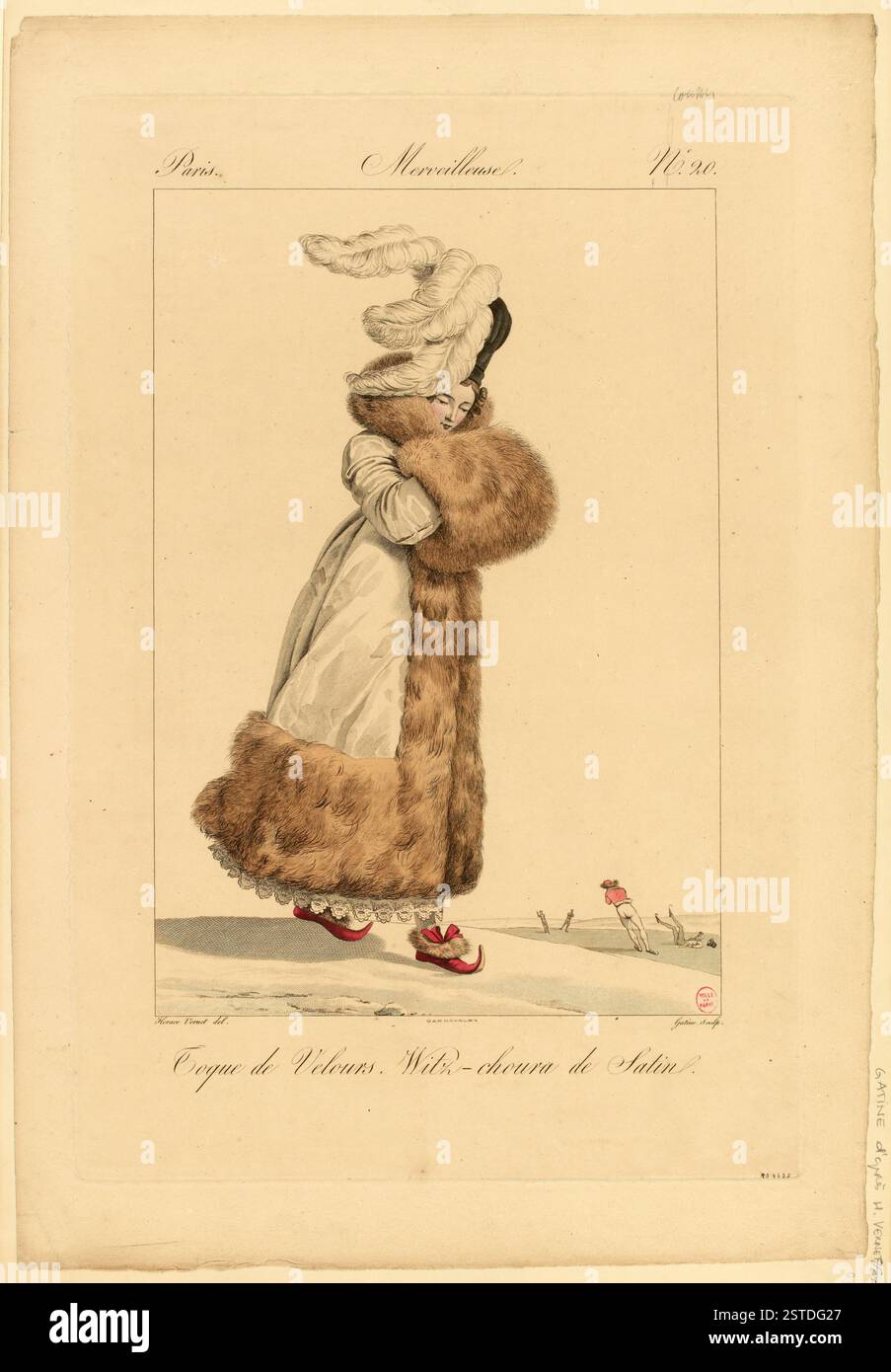 A portrayal of an elegant figure from behind, wearing a Chinese ...