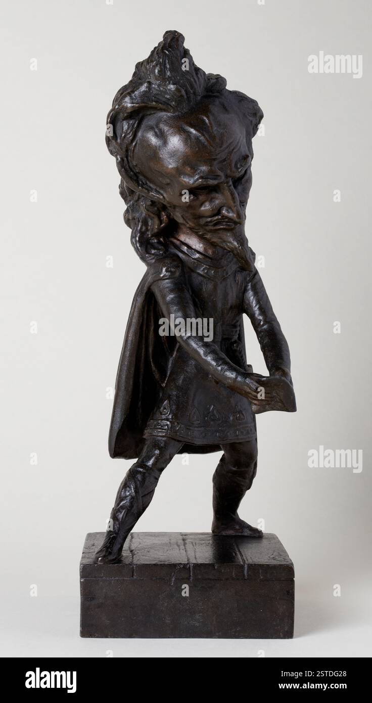 A caricature of Nicolas-Prosper Levasseur in a scene costume, featuring ...