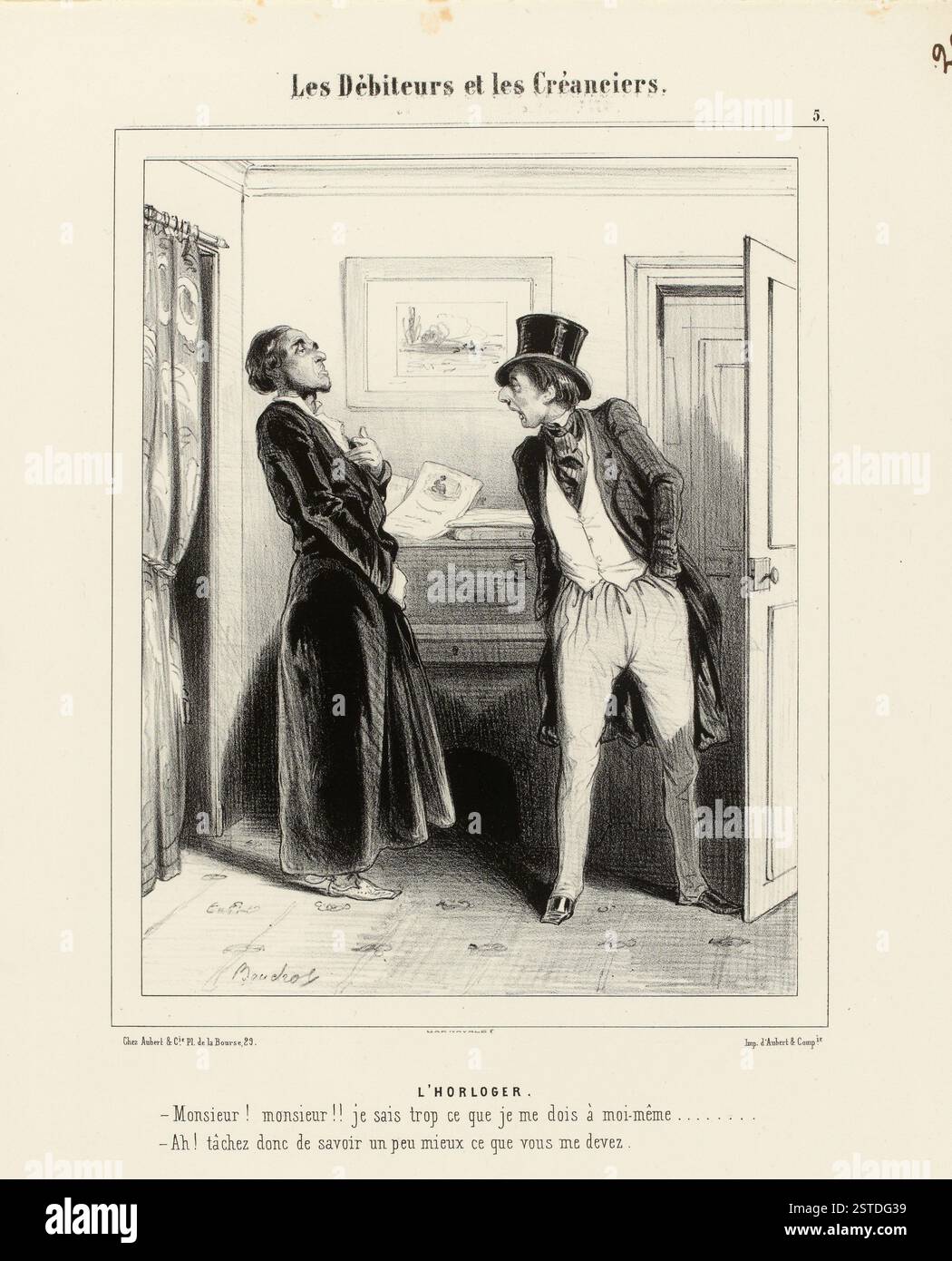 Two men are facing each other in an interior scene, creating a tense ...