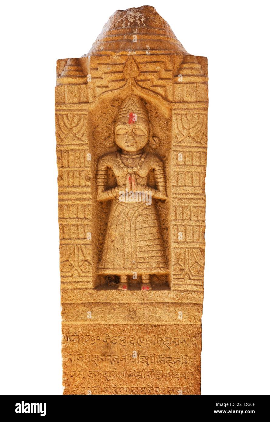 A stone statue from the tomb of the Indian king Stock Photo - Alamy