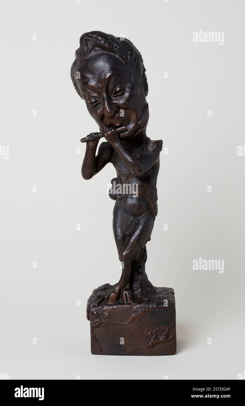 A caricature of Jean-Louis Tulou, depicted as the god Pan playing a ...