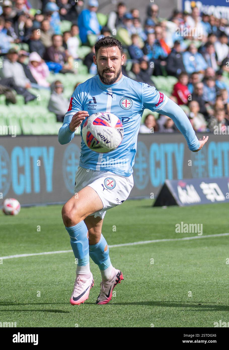 Mathew Leckie of Melbourne City seen in action during the Isuzu UTE A ...