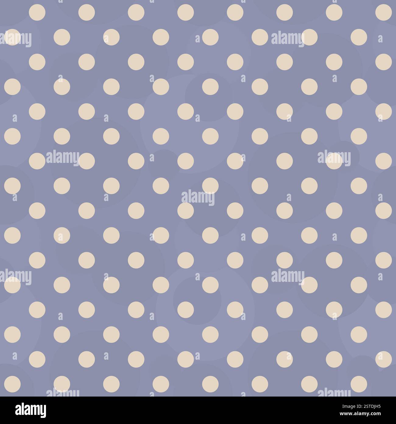 Abstract vintage seamless blue polka dots pattern Stock Photo - Alamy