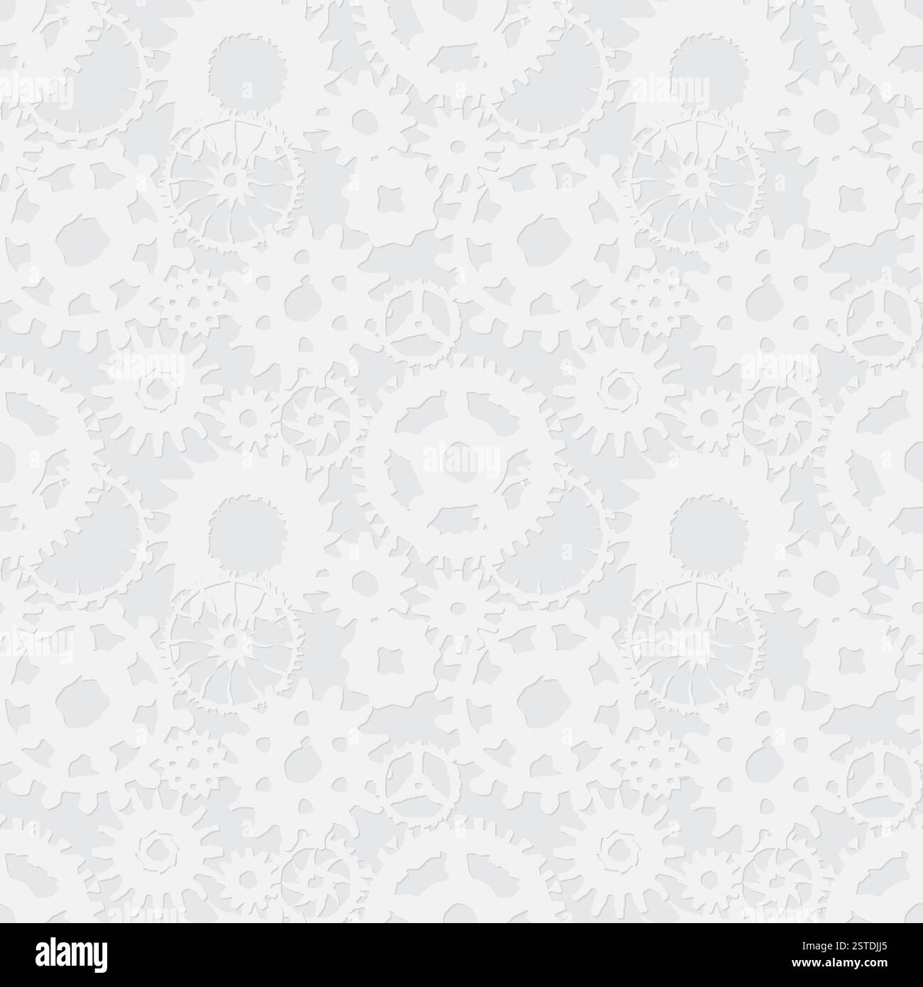 Seamless gears pattern light hi-res stock photography and images - Alamy