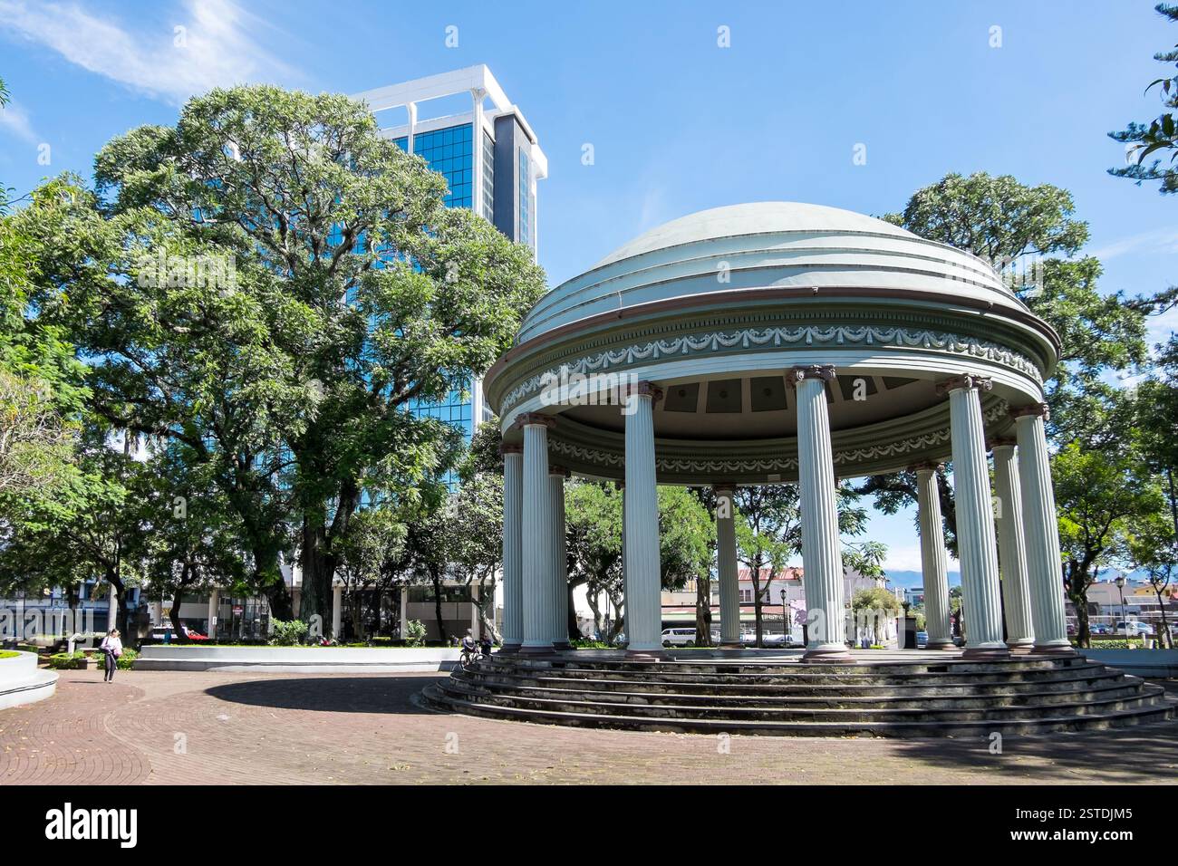 Morazan Park Pavilion in the urban center of the city of San José in ...