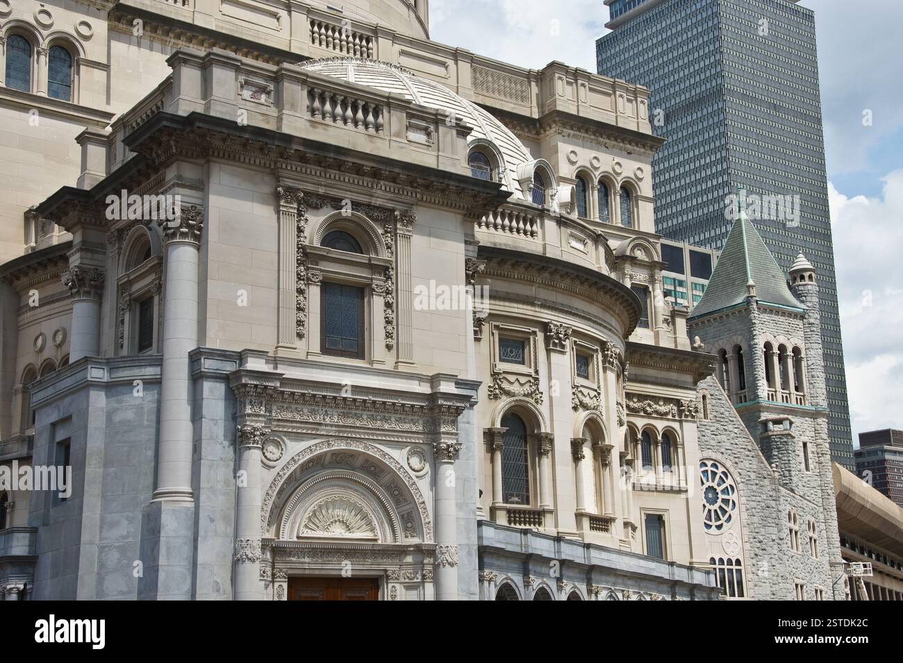 The First Church of Christ, Scientist, Boston, is a beautiful example of Romanesque Revival ...