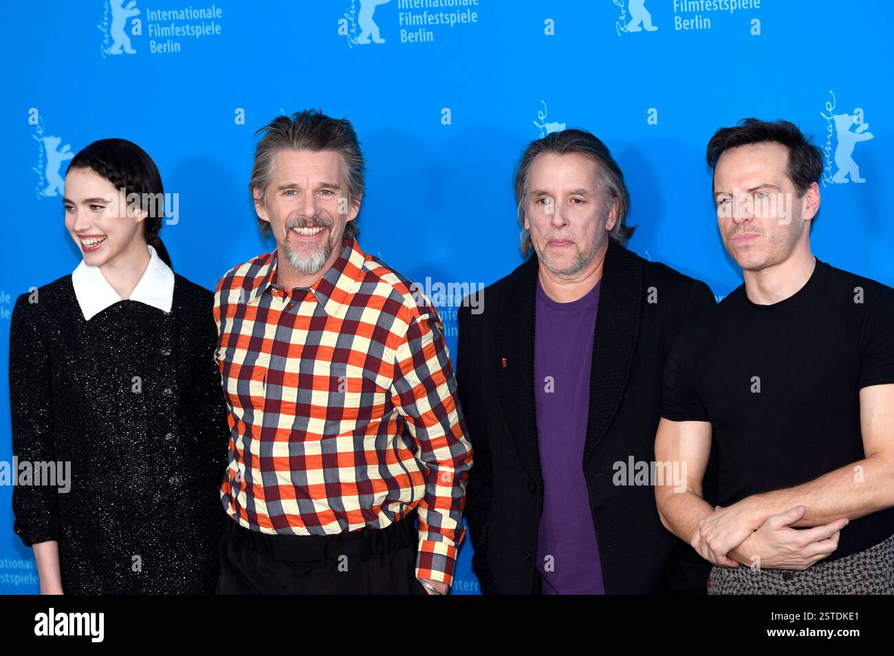 Margaret Qualley, Ethan Hawke, Richard Linklater und Andrew Scott beim ...