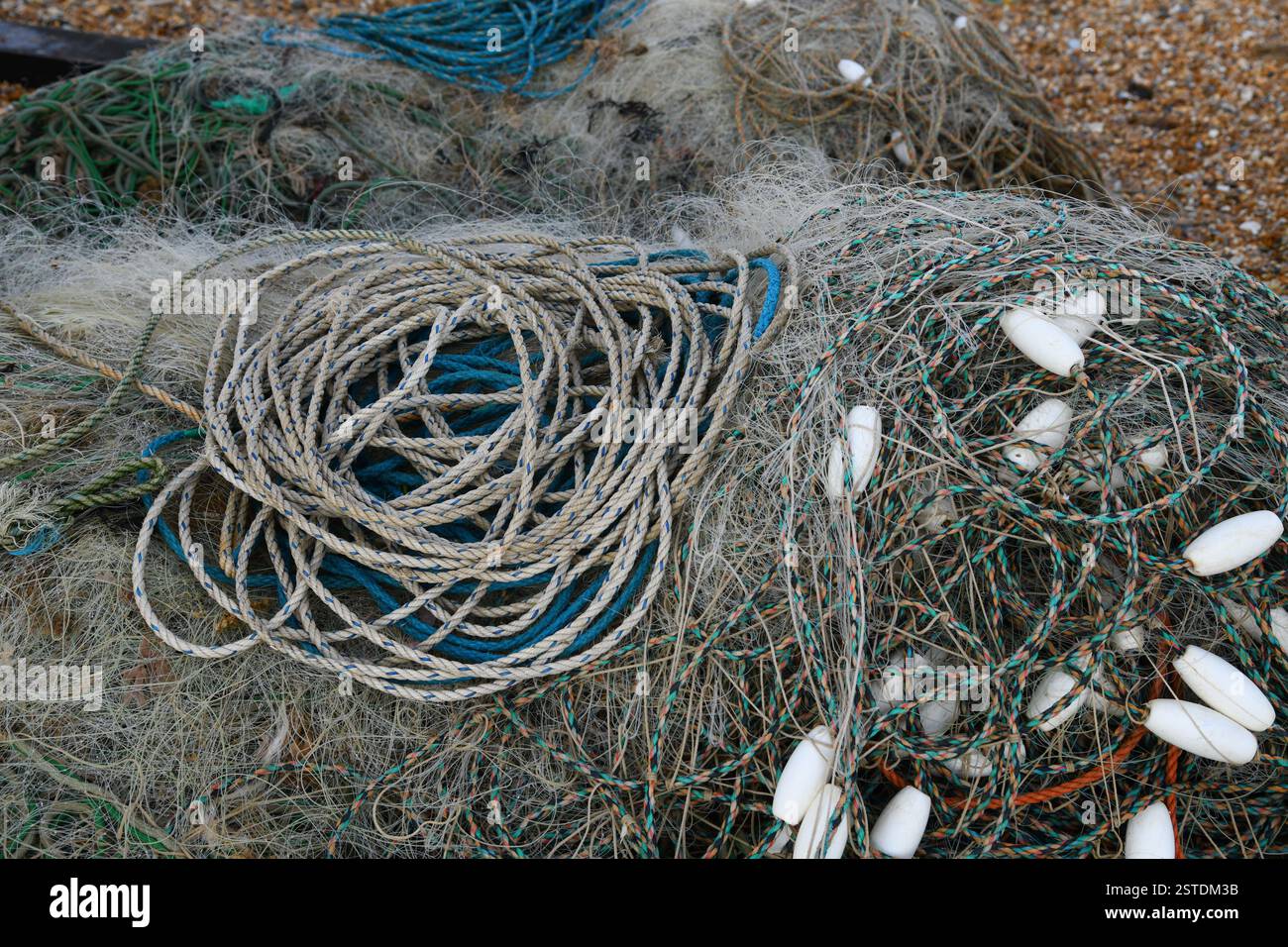 Sorting fish nets hi-res stock photography and images - Alamy