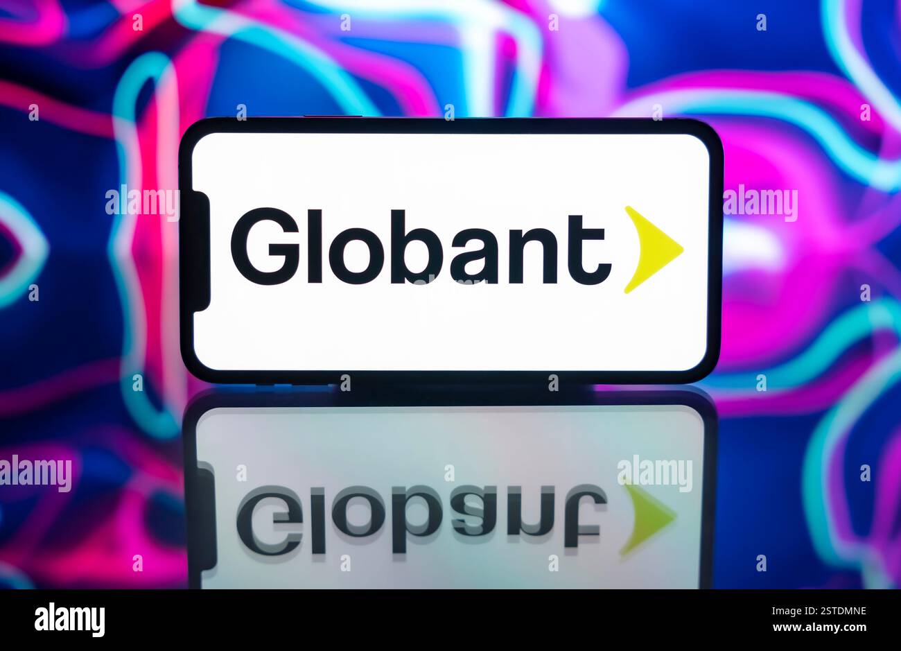 India. 17th Feb, 2025. In this photo illustration, the Globant logo is ...