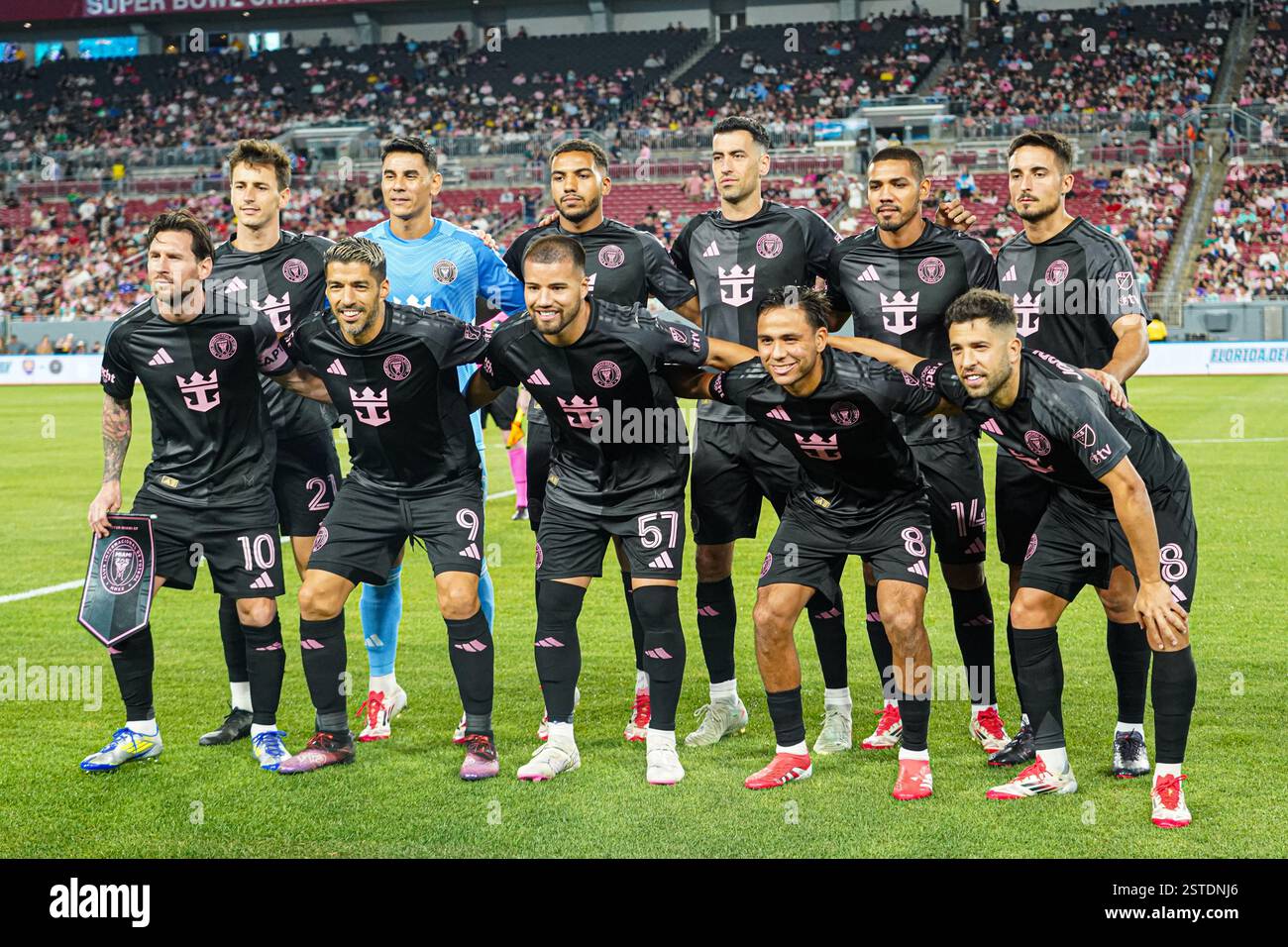Tampa, Florida, USA, February 14, 2025, Inter Miami starting line up in ...
