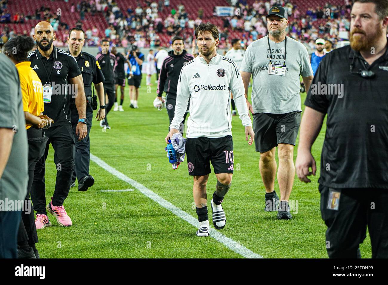 Tampa, Florida, USA, February 14, 2025, Inter Miami players Lionel ...