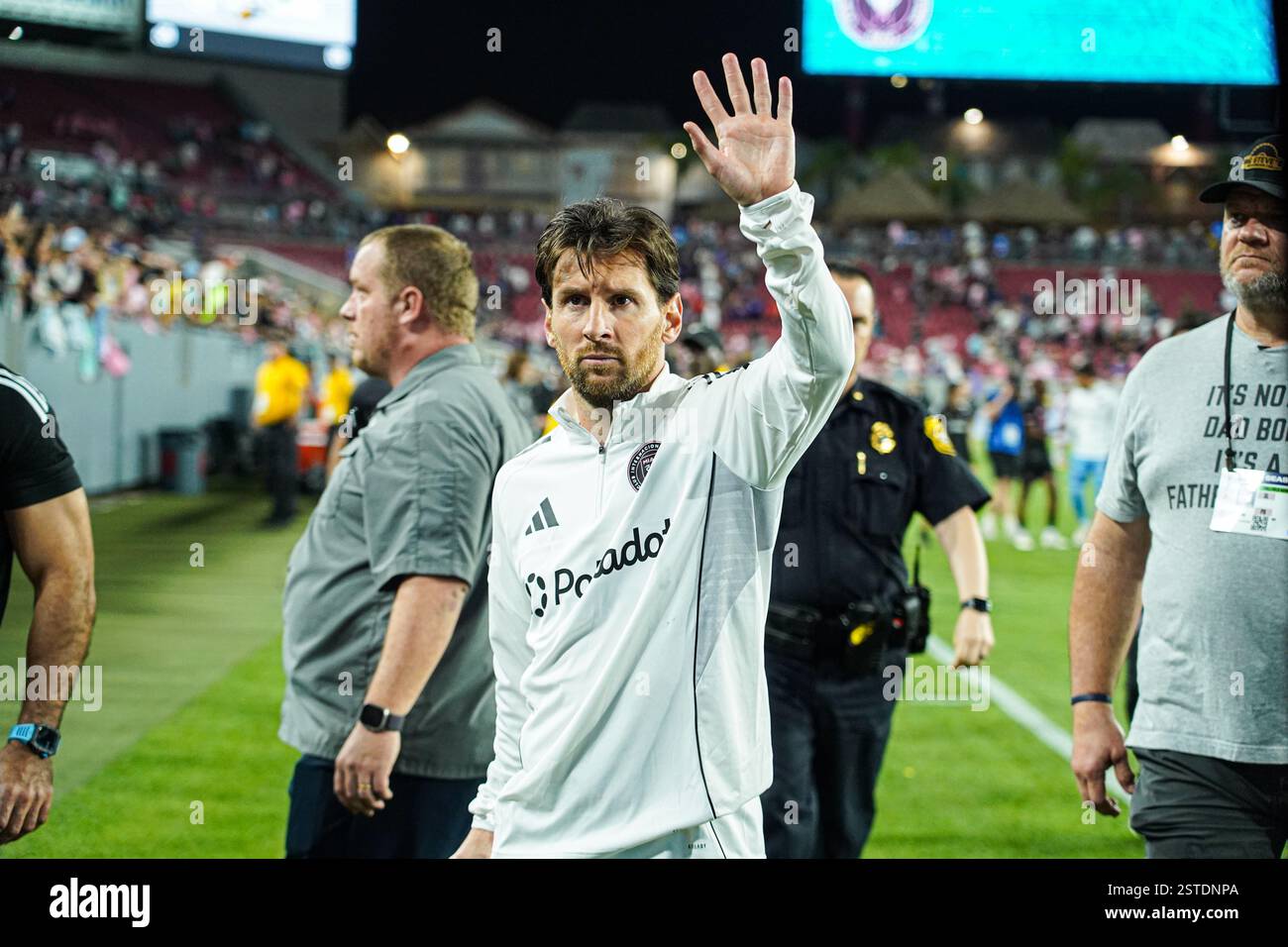 Tampa, Florida, USA, February 14, 2025, Inter Miami players Lionel ...
