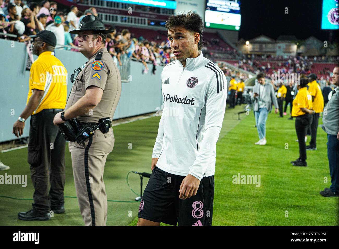 Tampa, Florida, USA, February 14, 2025, Inter Miami midfielder Telasco ...