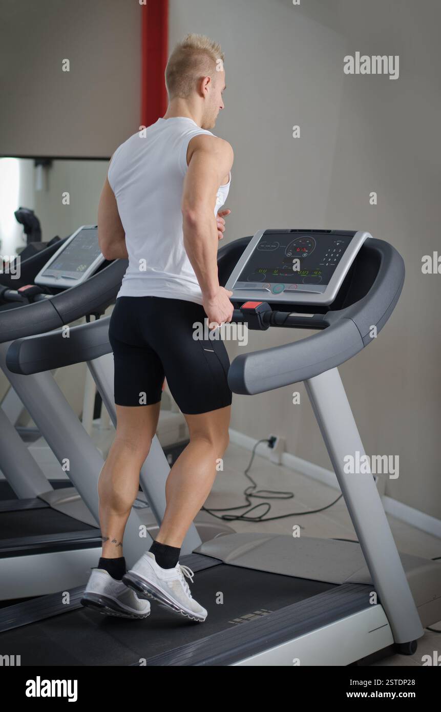 Man treadmill isolated hi-res stock photography and images - Alamy