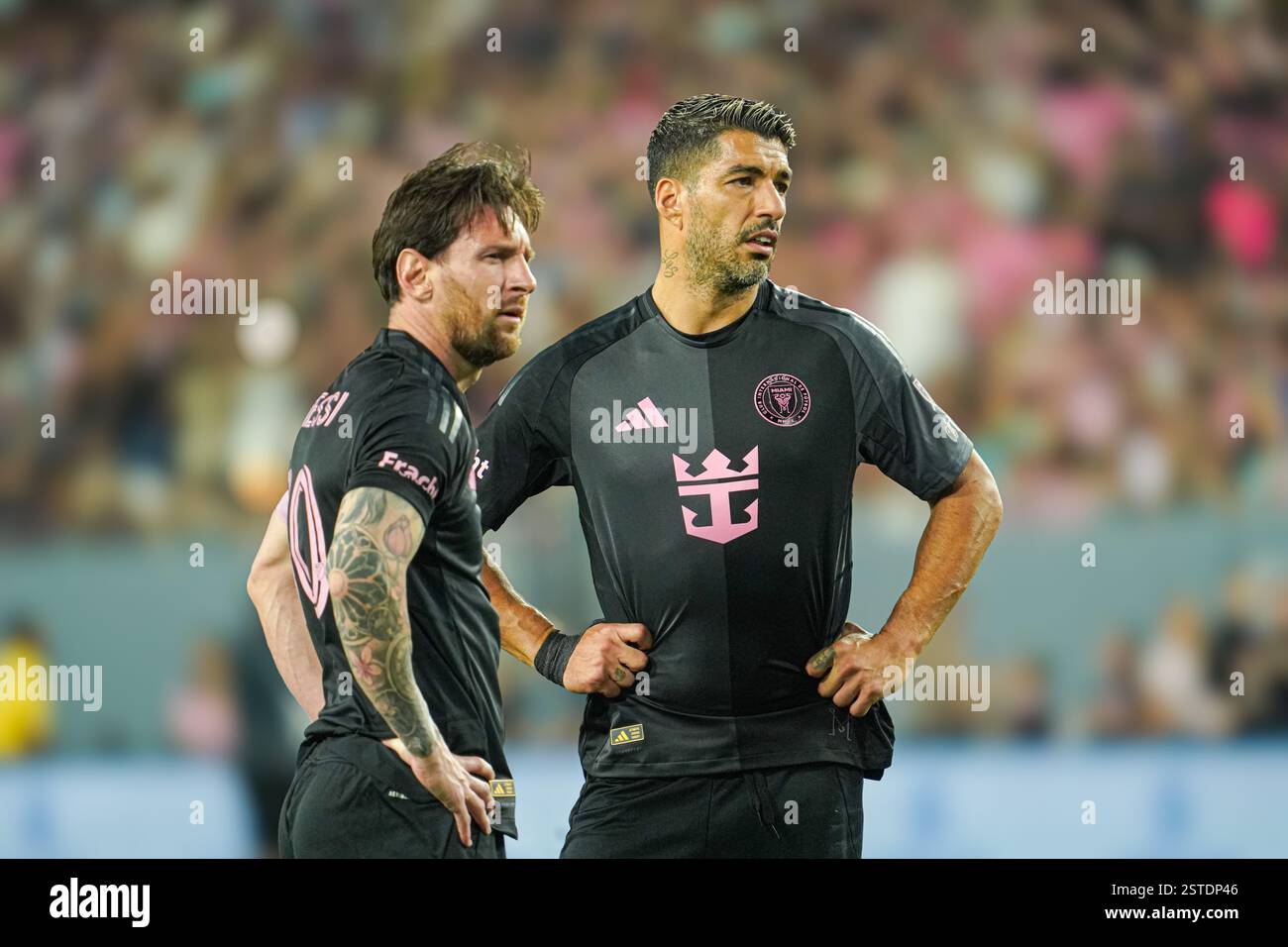 Tampa, Florida, USA, February 14, 2025, Inter Miami players Lionel ...