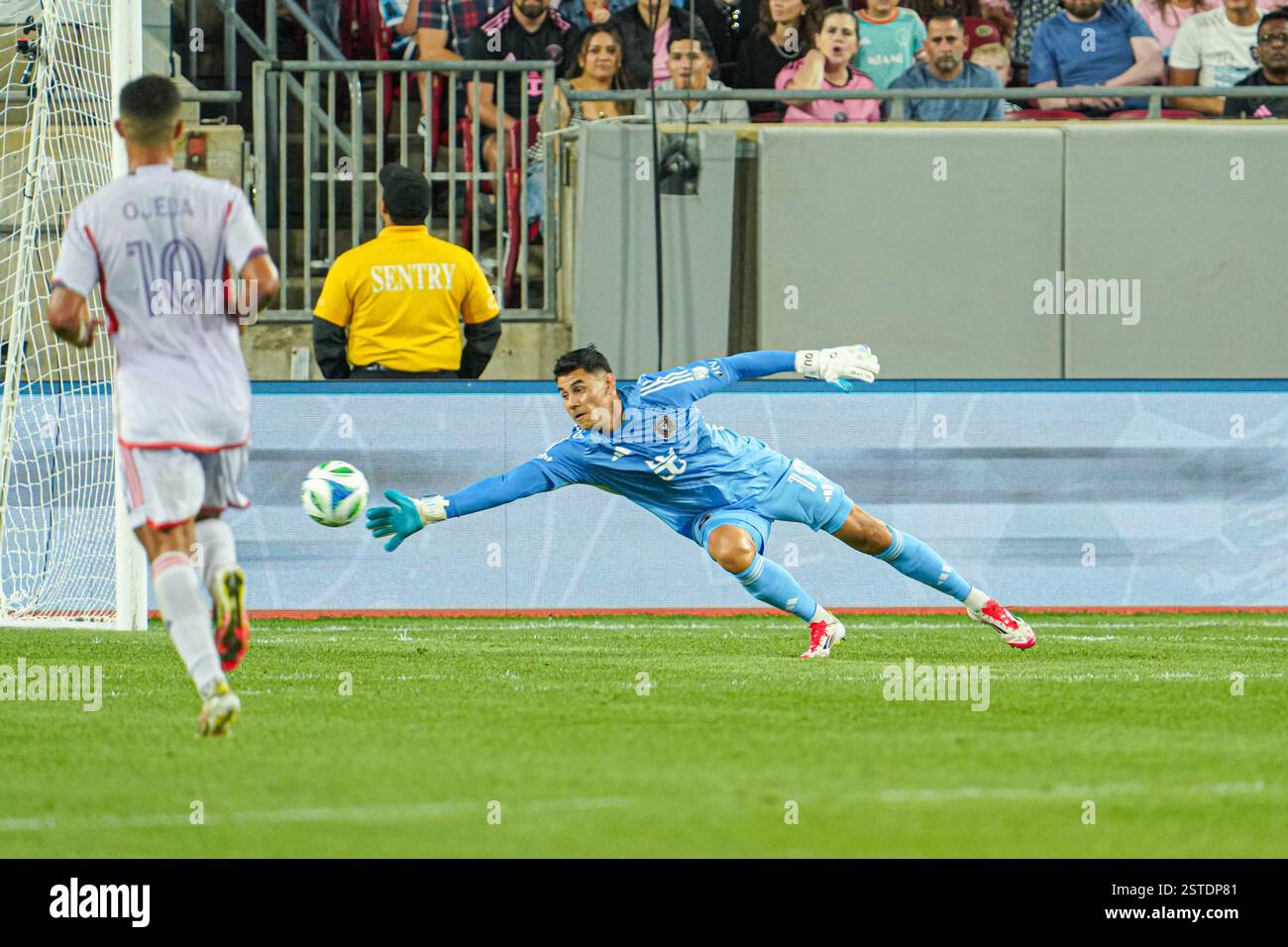 Tampa, Florida, USA, February 14, 2025, Inter Miami goalkeeper Oscar ...
