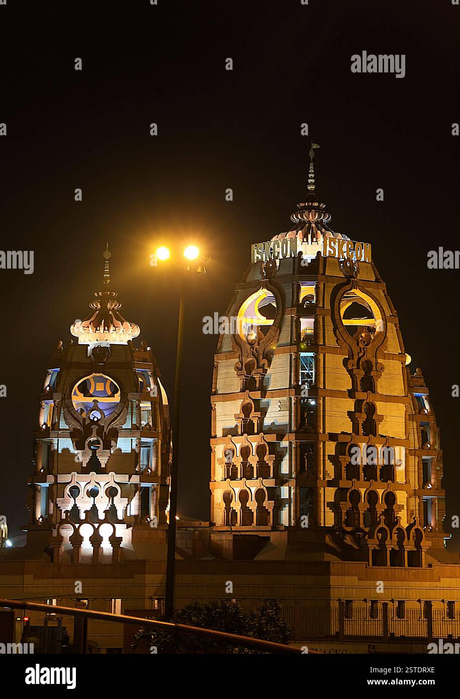 Iskcon temple delhi hi-res stock photography and images - Alamy